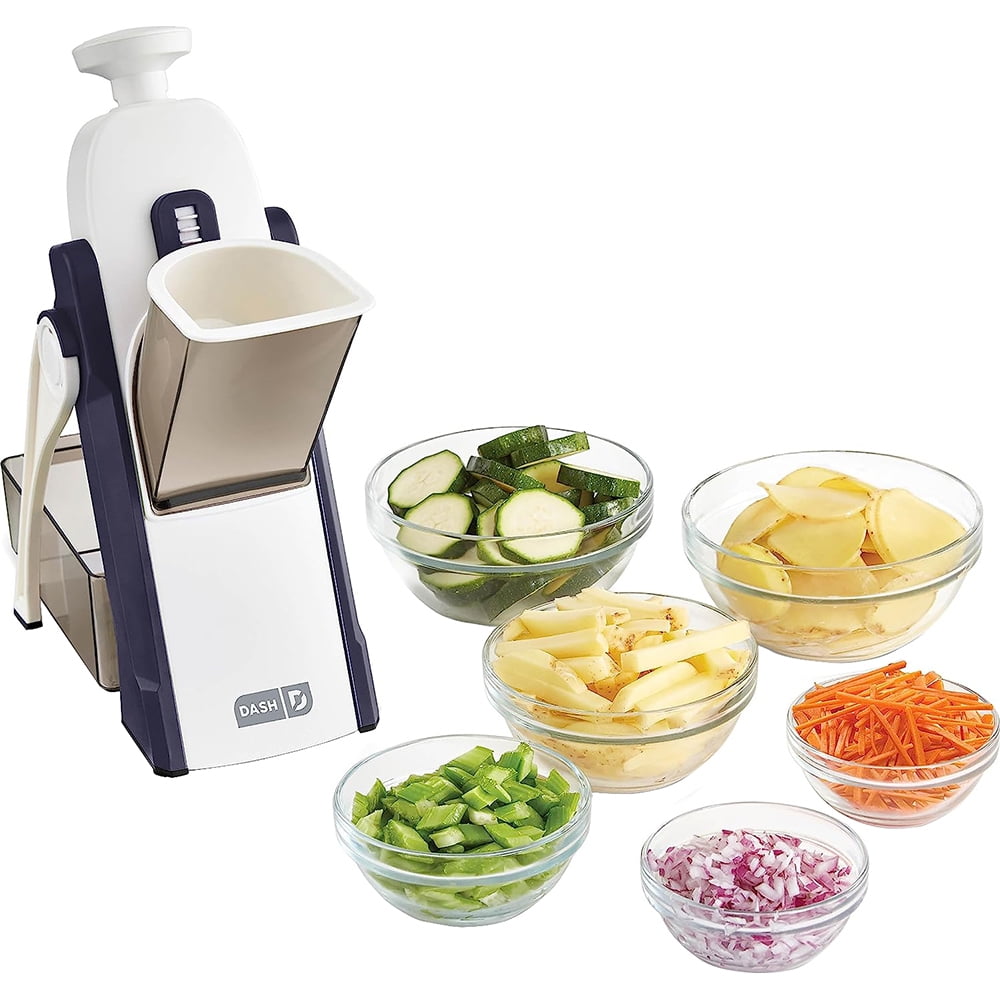 Open Box Dash Safe Slice Mandoline Slicer, Julienne + Dicer for ...