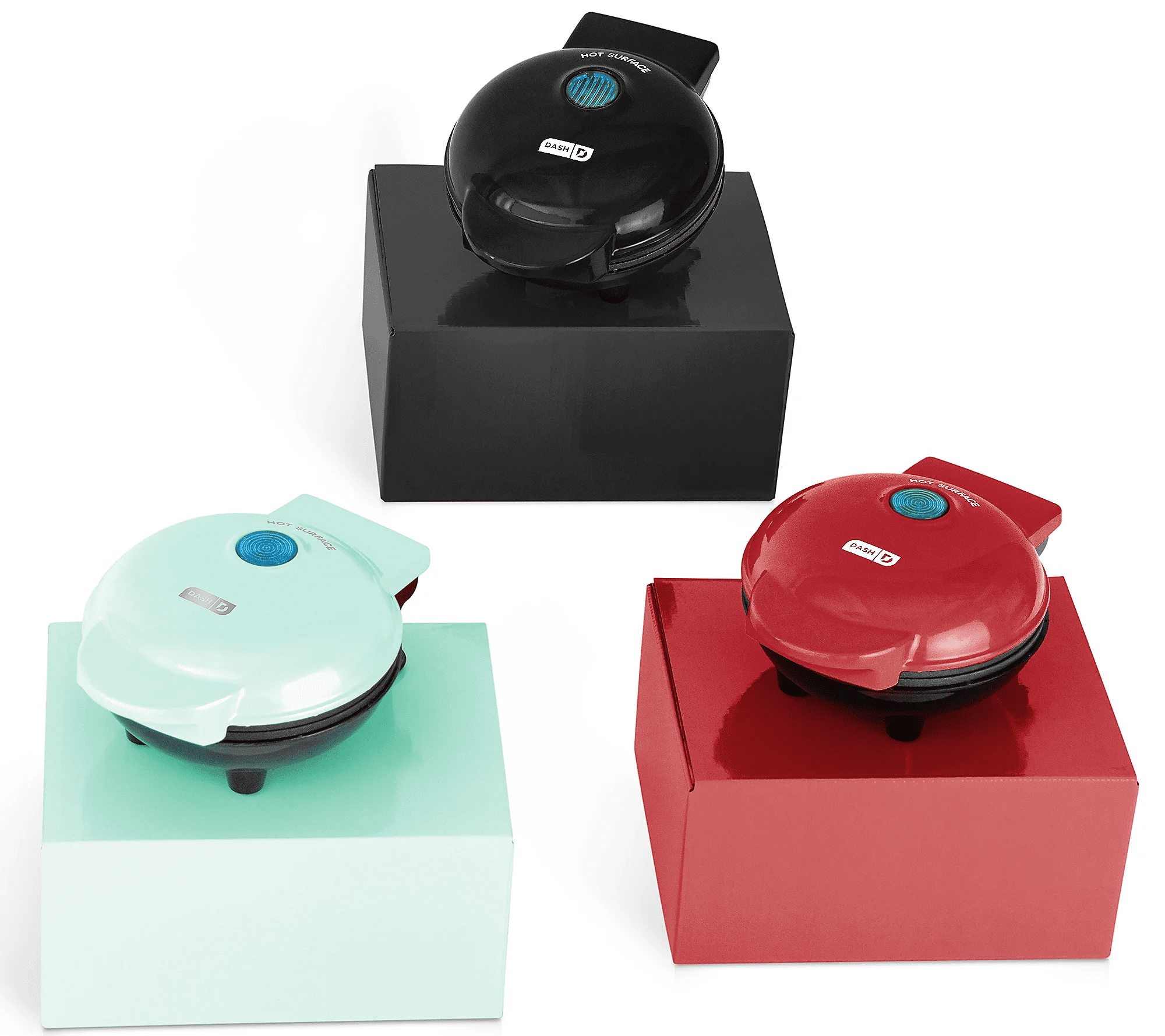 Dash Set of 3 Mini Pizzelle Makers -Waffle Electric Waffle Maker, Basic ...