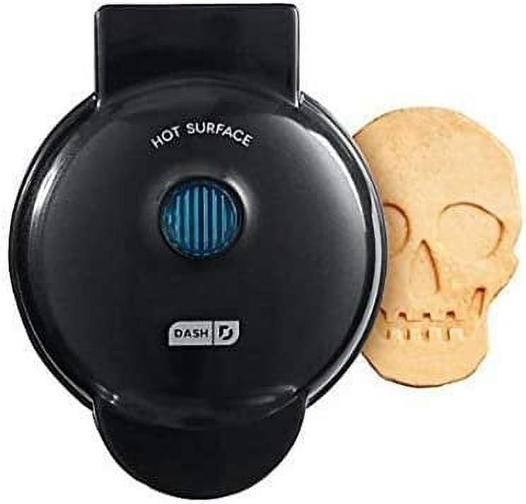 Dash, Skull Mini Waffle Maker, in Shimmer, 5" L x 6.4" W - Walmart.com