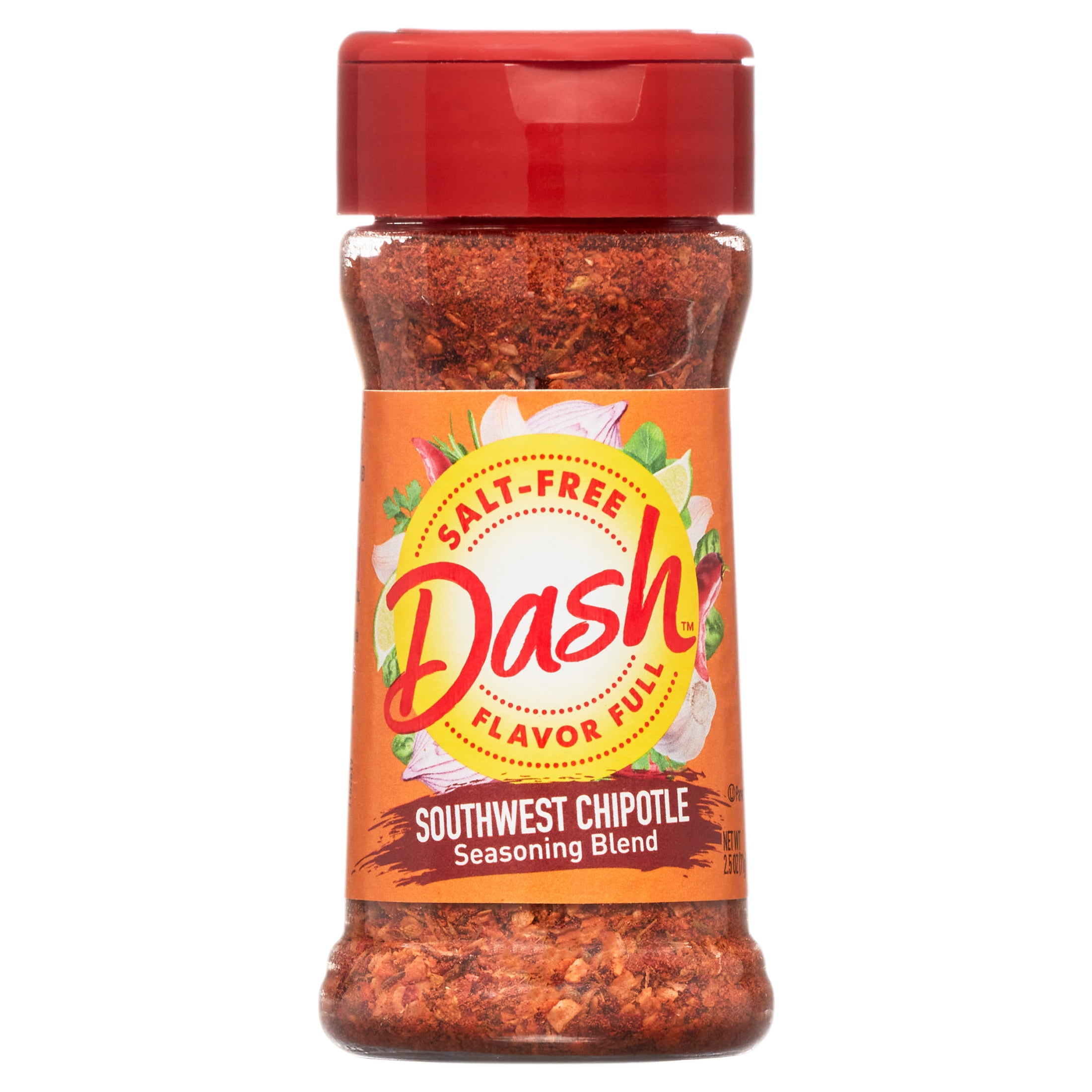 Dash Southwest Chipotle Seasoning Blend, 2.5 oz, Smoky Pepper Spice Mix ...
