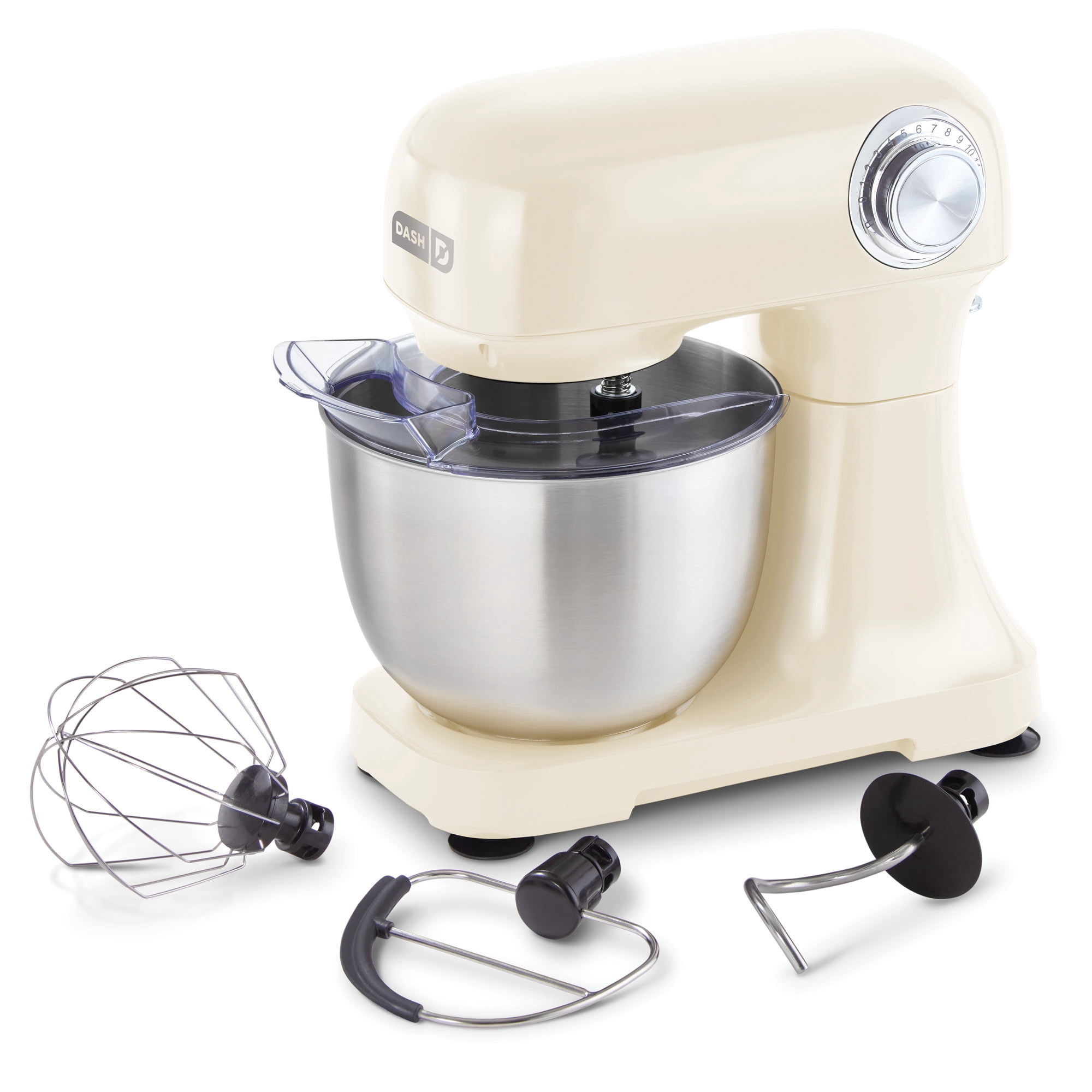 Dash Tilt-Head 3.5qt Stand Mixer 12 Speeds with Paddle, Dough Hook, and ...