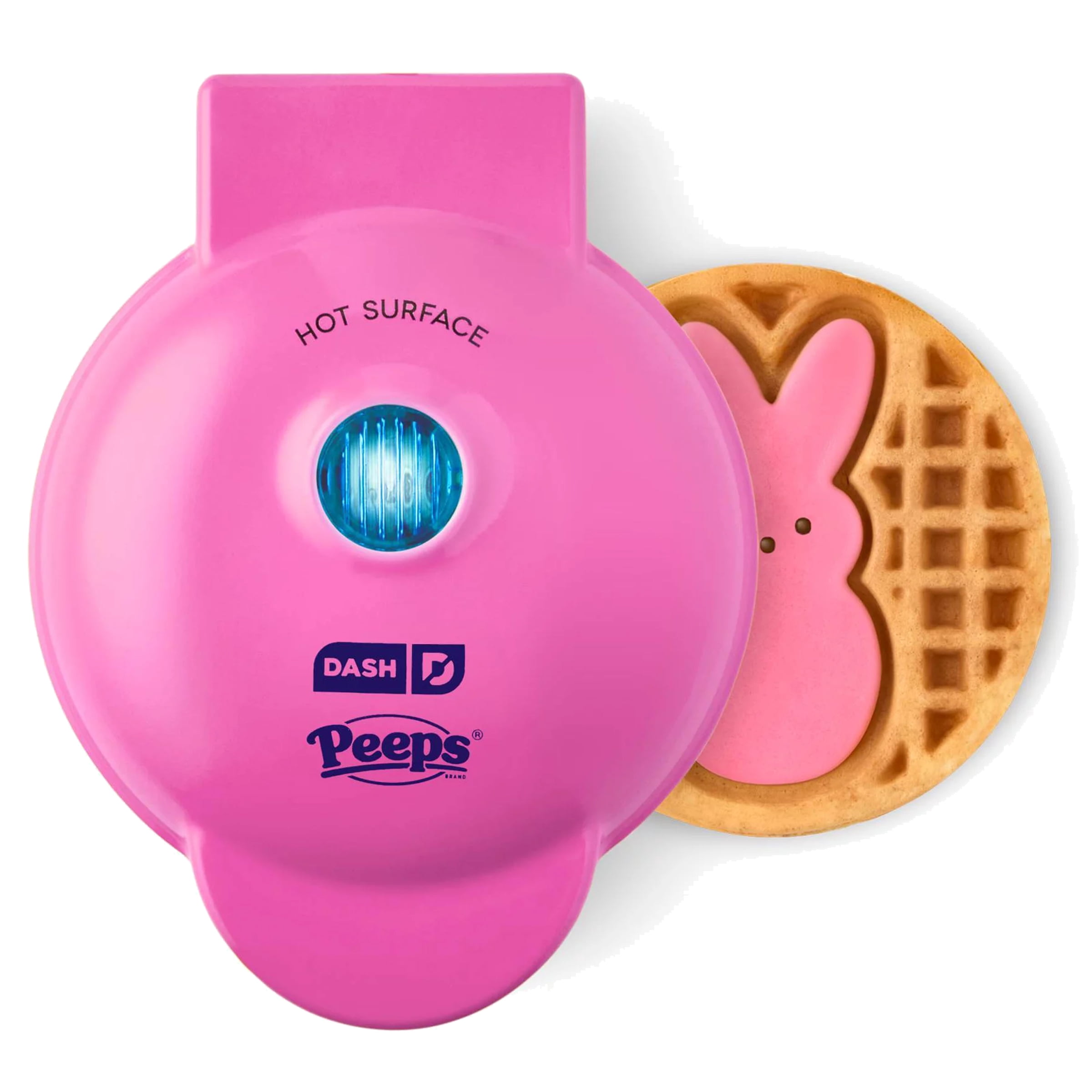 Dash x Peeps Easter Mini Waffle Maker Pink Bunny - Walmart.com