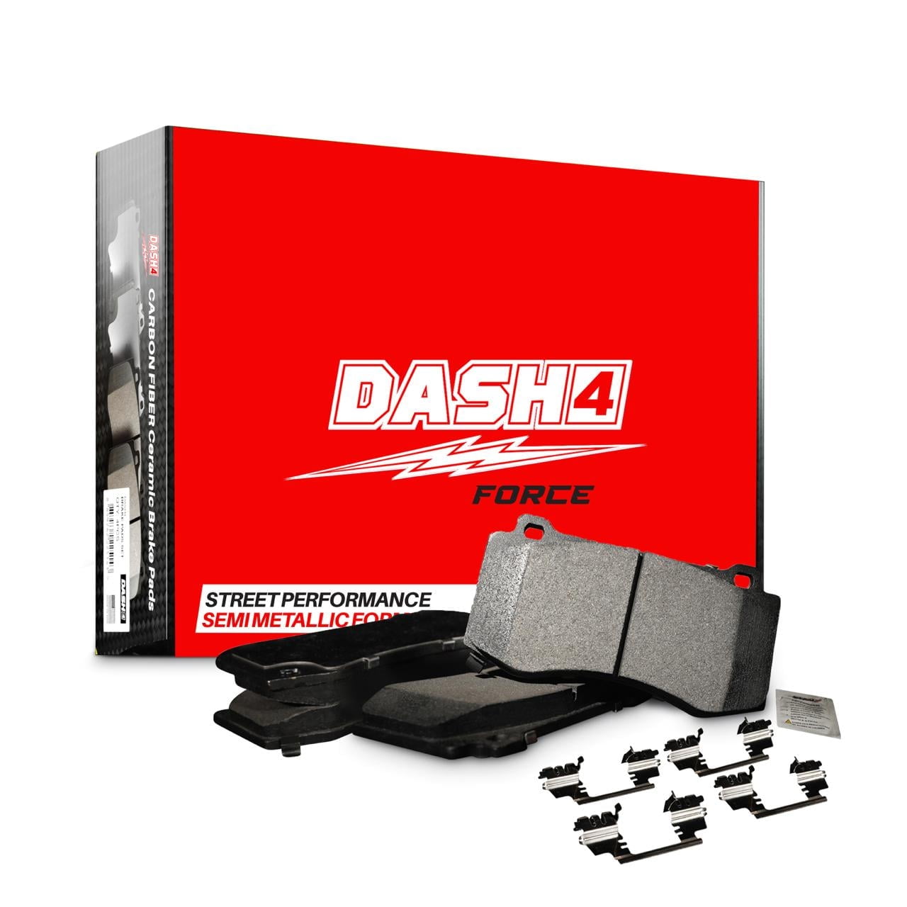 Dash4 F15-1185 EDGE Premium Street Performance Rear Brake Pads Semi ...