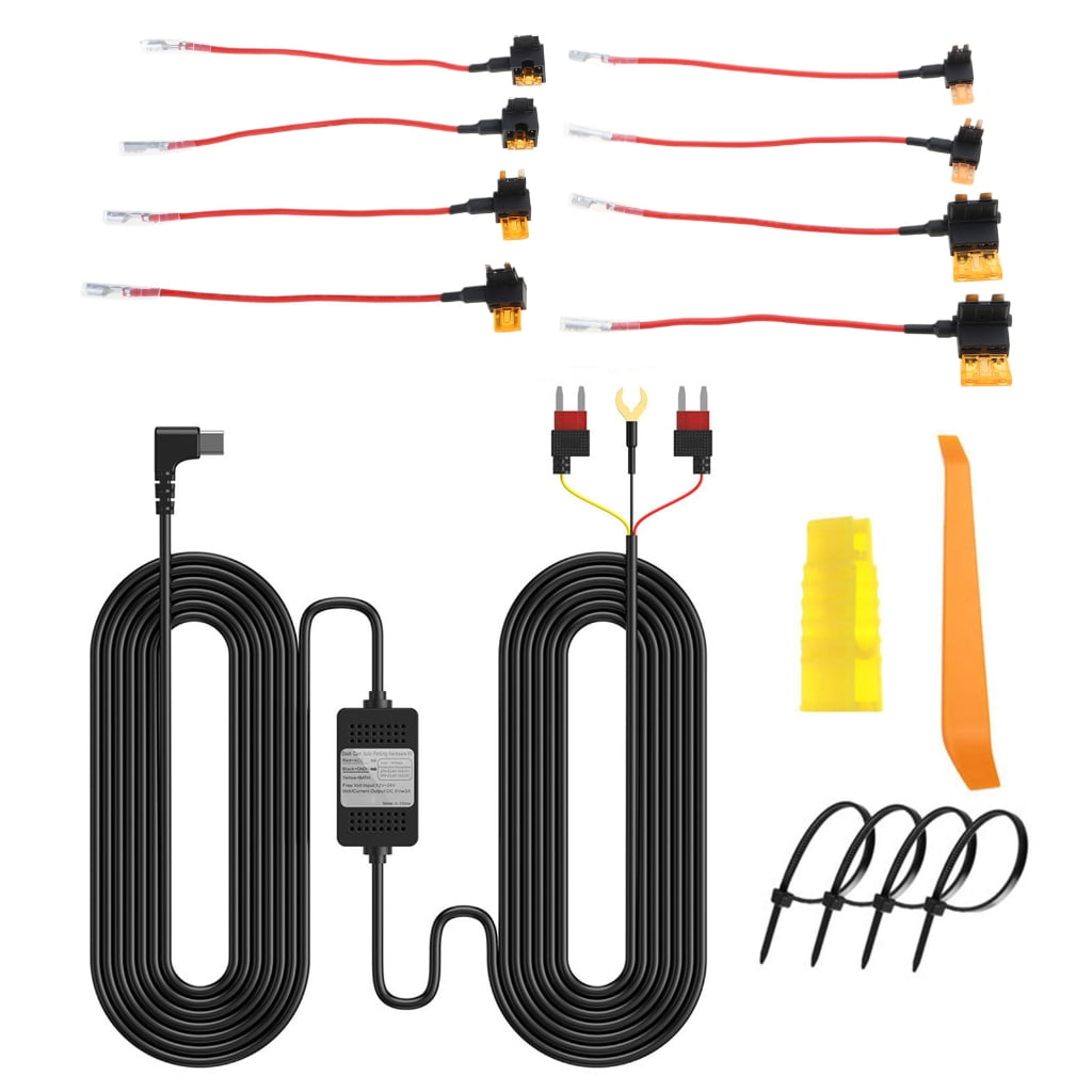 DashCam Hardwire Kit USB C Hard Wire Kit USB C Power Port for 24Hour ...