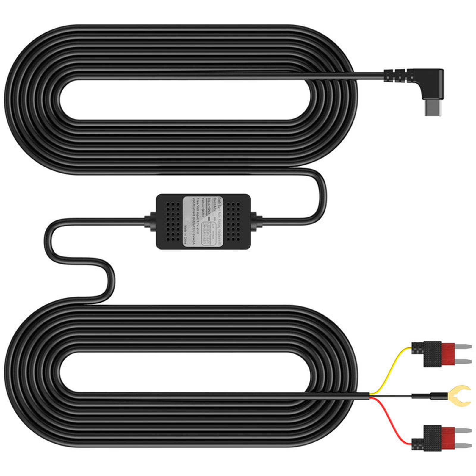 DashCam Hardwire Set USB C Hard Wire Set USB C Power Port for 24Hour ...