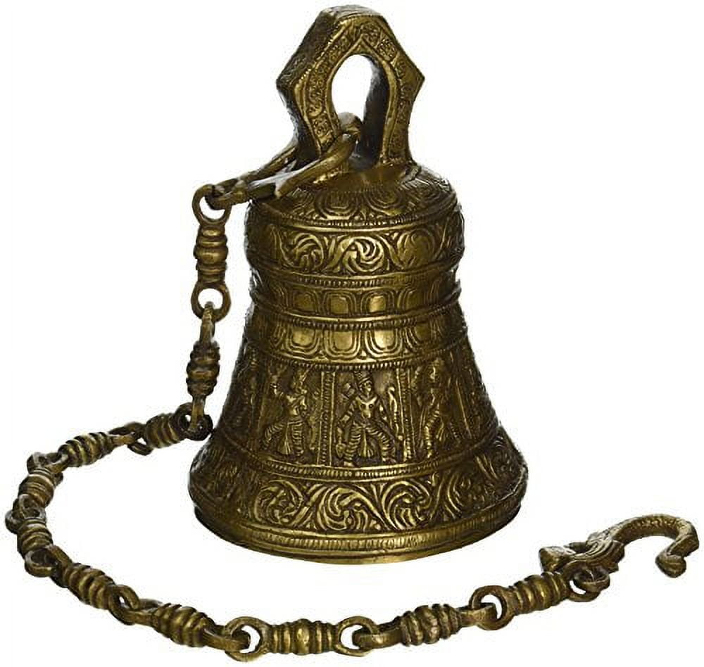 Dashavatar Temple Hanging Bell - Brass Statue - Walmart.com