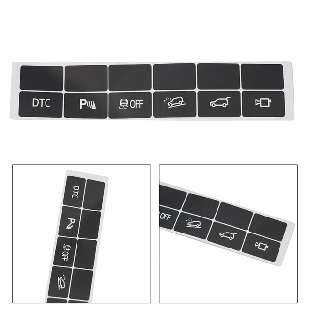 Dashboard Button Sticker DTC Traction Control System Dashboard Button ...