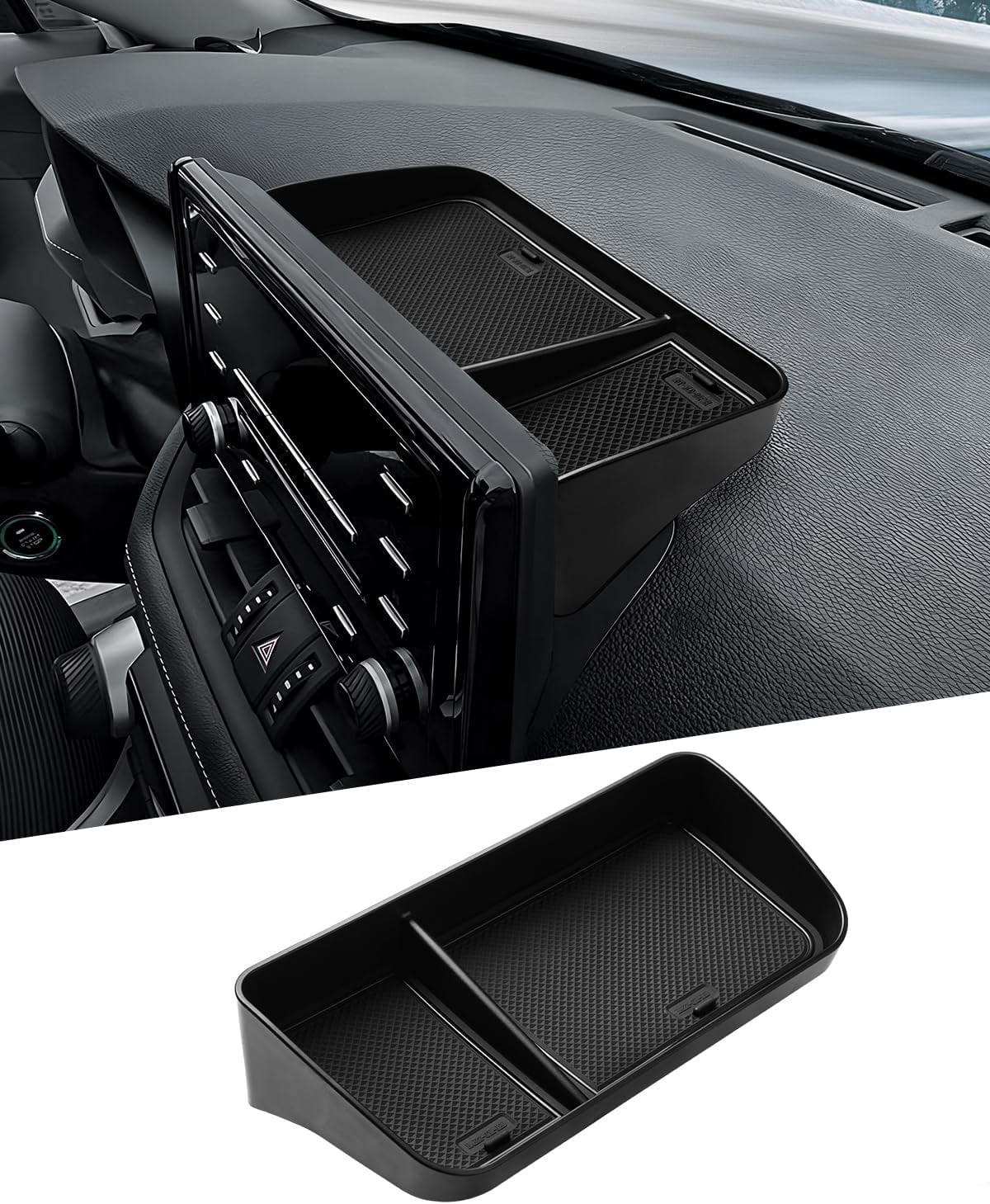 Dashboard Center Console Organizer, Behind Screen Storage Box for ...