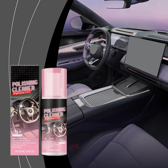 Dashboard Cleaner For Car Interior Car Interior Cleaner, 3.38 Fl Oz ...