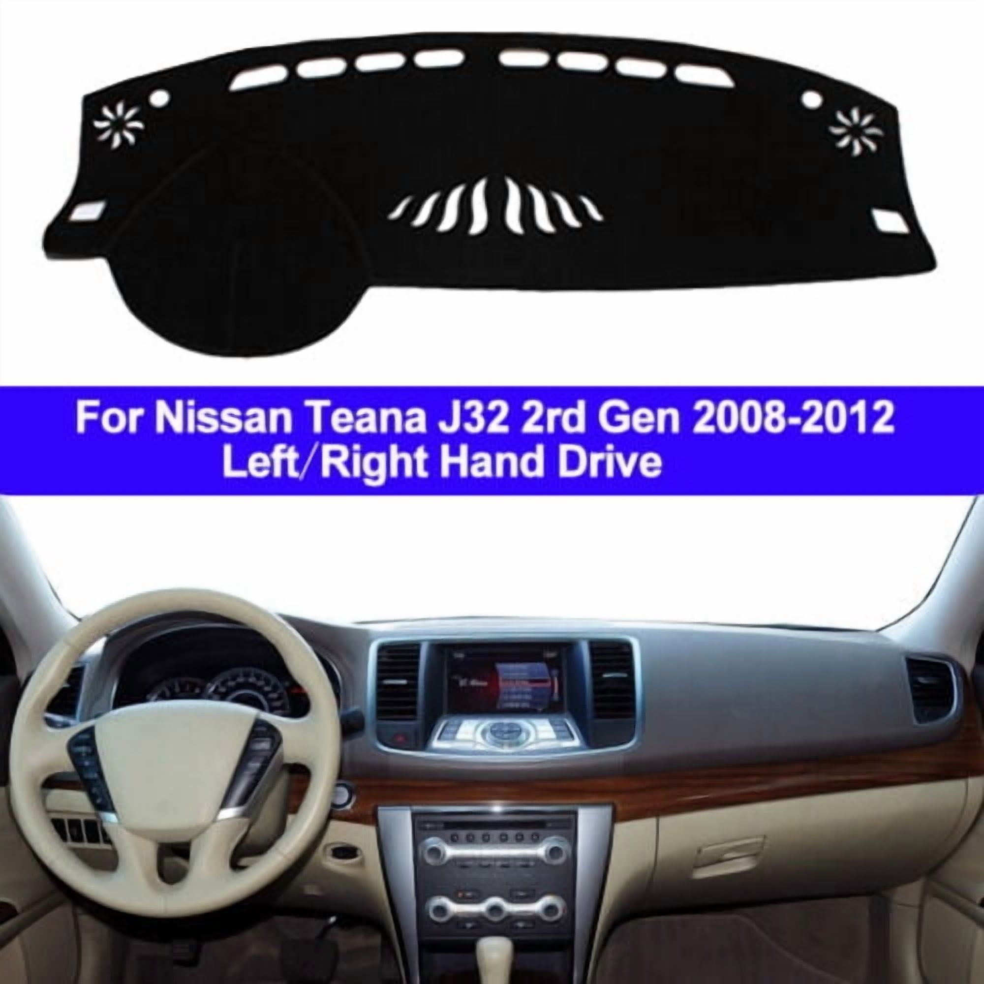 Dashboard Cover Mat Non-Slip Pad Carpet Sunshield Protector Car Dash ...