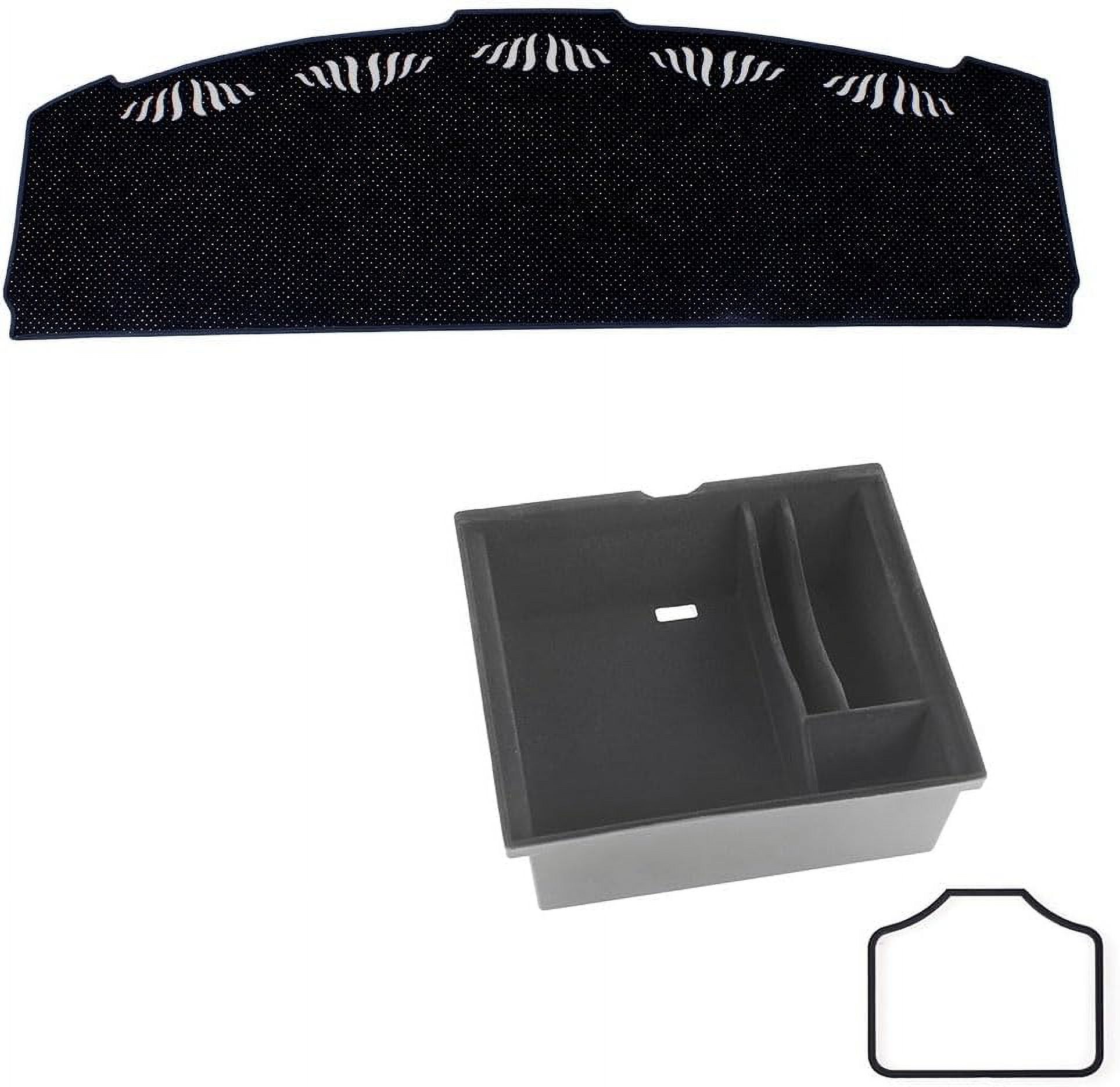 Dashboard Cover(with Diamond) with Center Console Organizer and Center ...