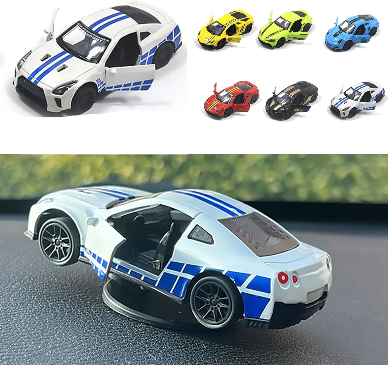 Dashboard Decorations,Car Centre Console Dynamic Ornaments, Alloy Car ...