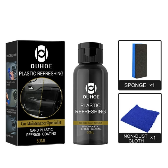 Dashboard Refurbisher (50ml Set) Polishing Plastic Whitening ...
