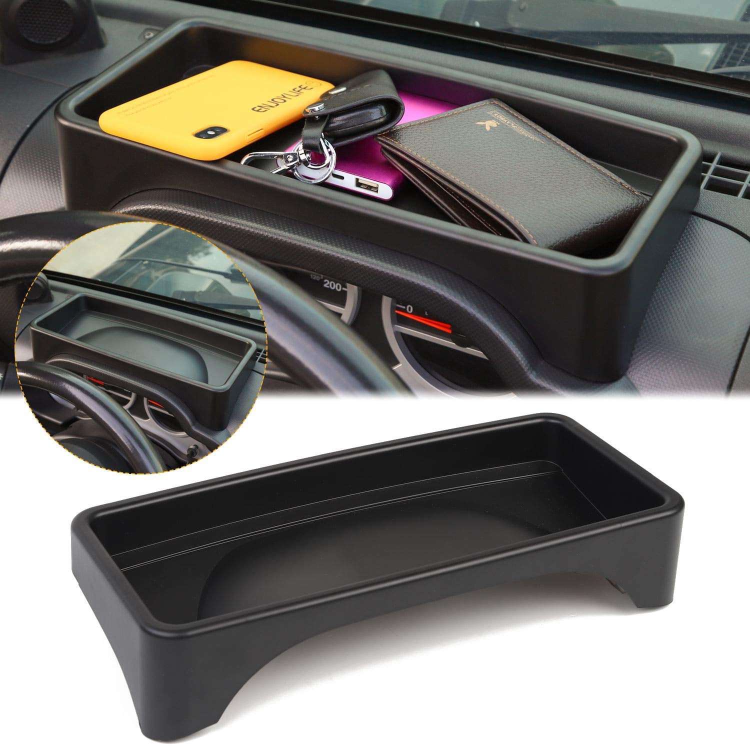 Dashboard Tray Dash Storage CM31 Box Console Tray Phone Key Organizer ...
