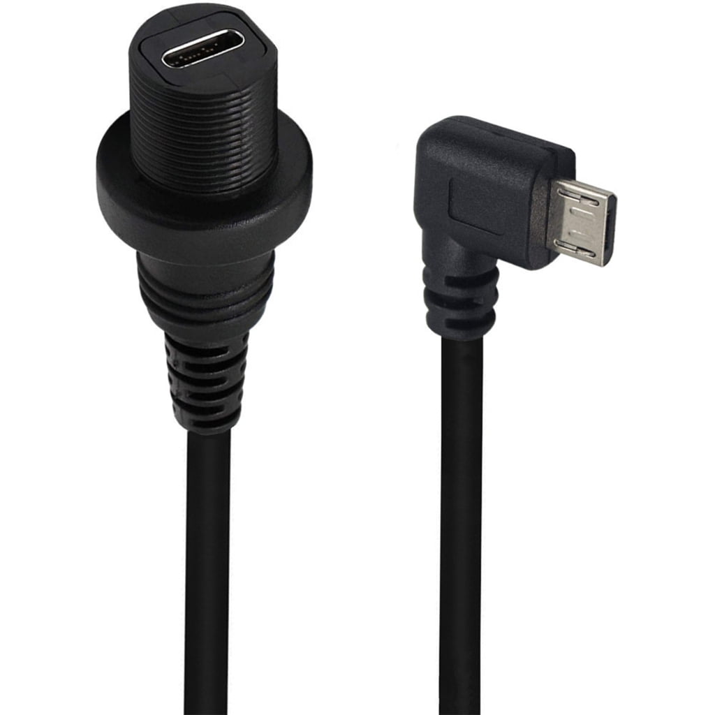 Dashboards Extension USB C Female to 5Pin Male Cable for Quick Charge ...