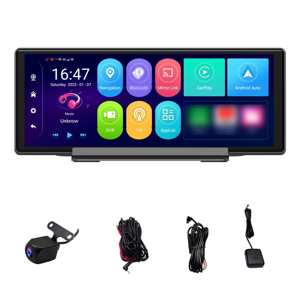 Dashcam,Android Center 10.26 Inch Android Auto Built-in Android Display ...