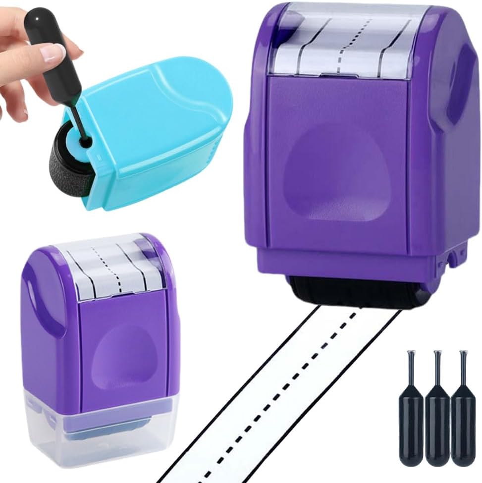 Dashed Handwriting Lines Practice Roller Stamp, 2024 New Teacher Stamps ...