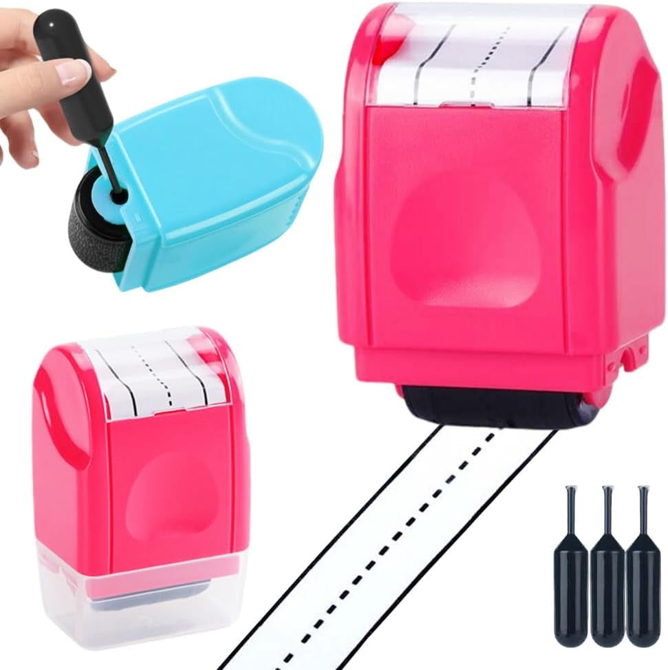 Dashed Handwriting Lines Practice Roller Stamp, 2024 New Teacher Stamps ...