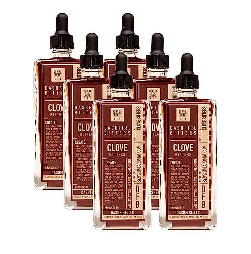 Dashfire Clove Cocktail Bitters 100ml | 6-Pack - Walmart.com
