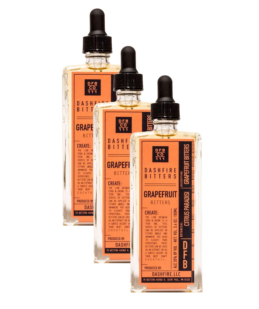 Dashfire Grapefruit Cocktail Bitters 100ml Bottle | 3-Pack - Walmart.com