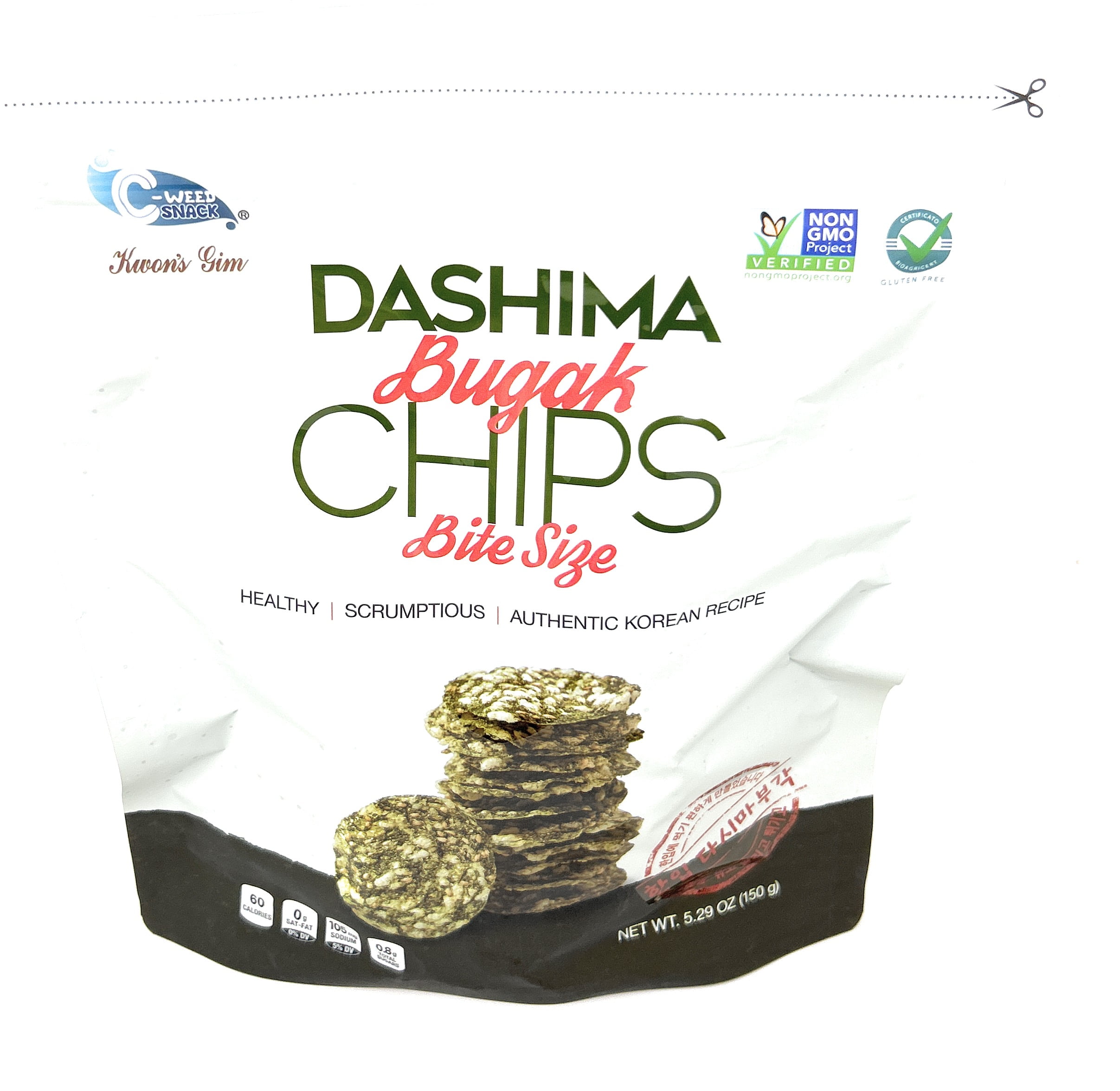 Dashima Bite Size Bugak Chips, 5.29 Ounce - Walmart.com