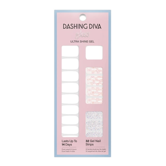Dashing Diva GLOSS Ultra Shine Gel Nail Strips, Salt Cave, 32 Count - Walmart.com