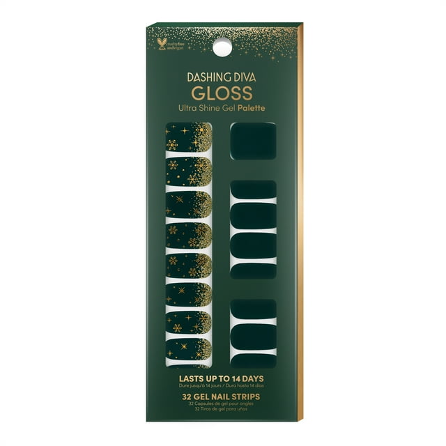 Dashing Diva GLOSS Ultra Shine Gel Palette, Deck the Halls, Holiday ...