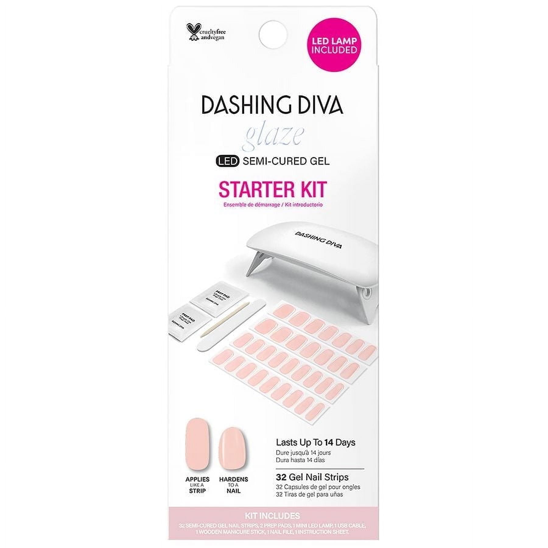 Dashing Diva Glaze Starter Kit, Pale Blush 1.0 set Pack of 2 - Walmart.com