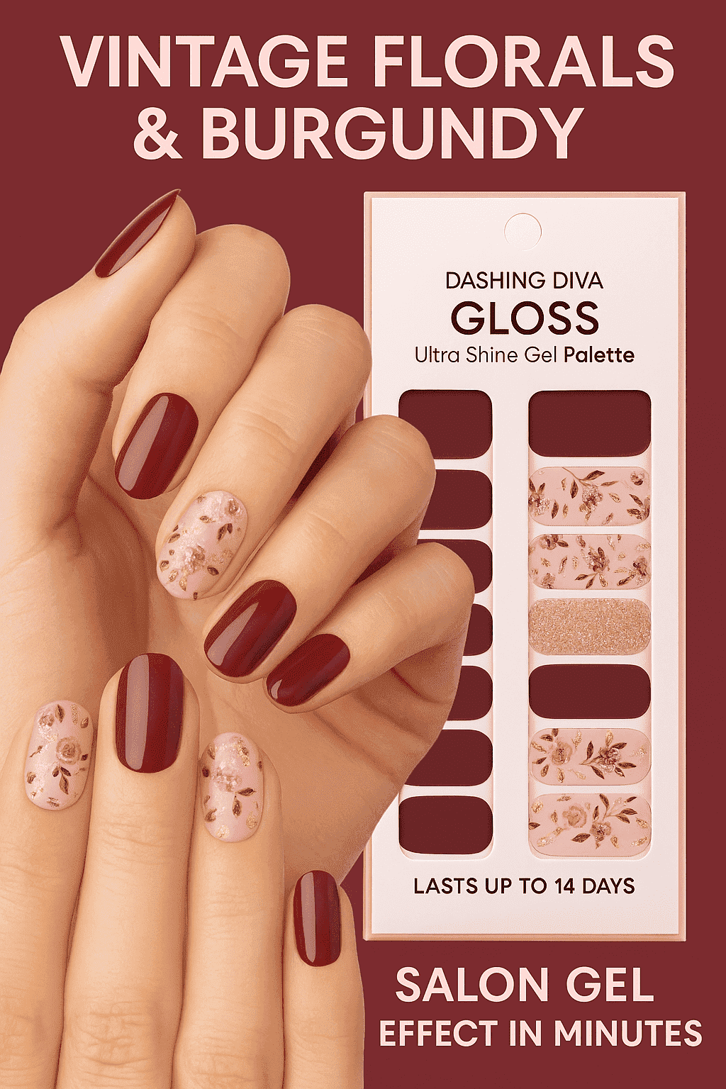 Dashing Diva Gloss Nail Strips, Road Trips Design, Salon-Quality ...