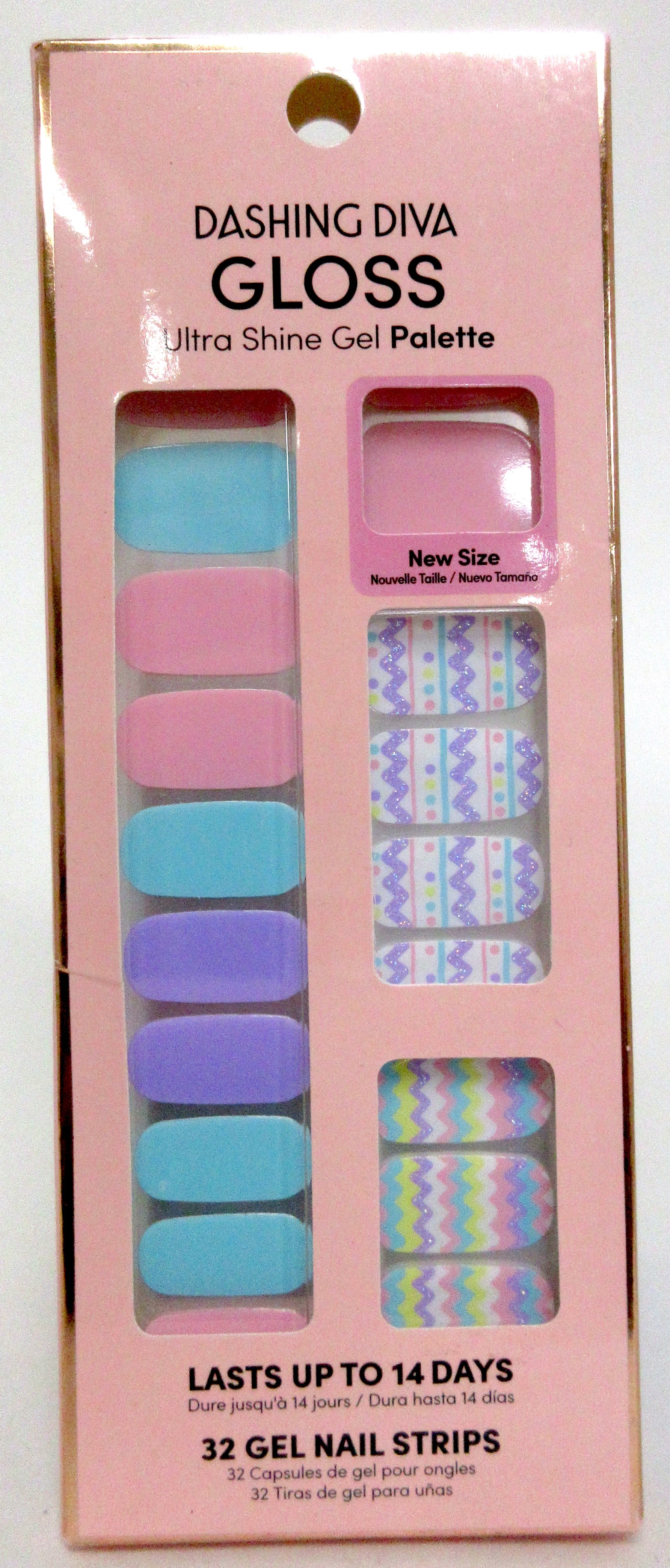 Dashing Diva Gloss - So-Egg-Stra - Gel Nail Strips - Walmart.com