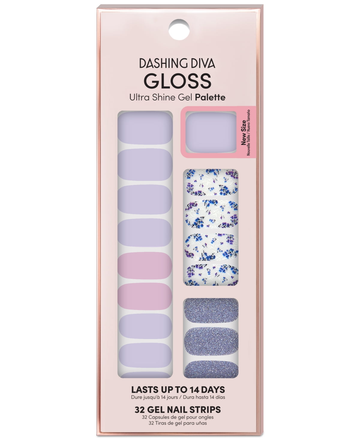 Dashing Diva Gloss Ultra Shine Gel Nail Polish Palette - Blue Thistle ...