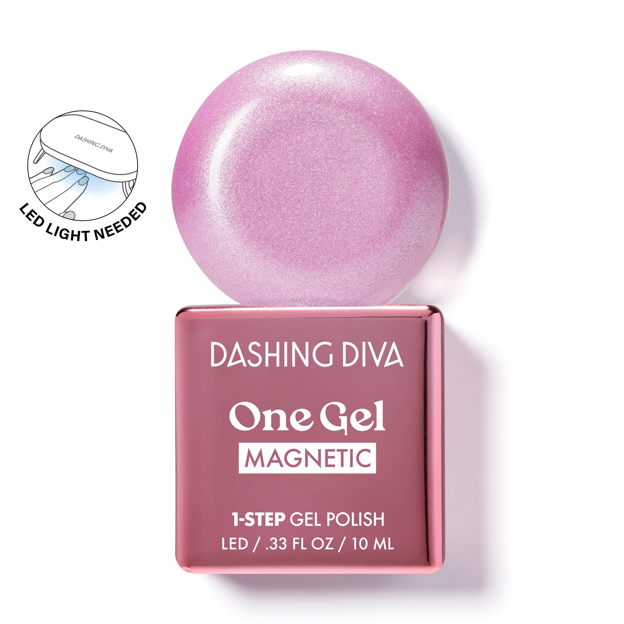 Dashing Diva ONE GEL MAGNETIC, Gel Nail Polish, Fantasy, 1 10ml / 0.33 ...