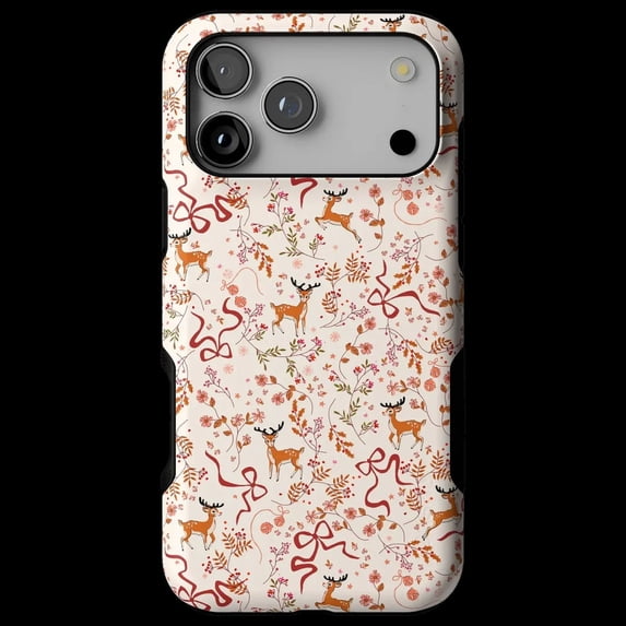 Dashing Through Snow Forest Phone Case with iPhone 17 to 11 Pro Max ...