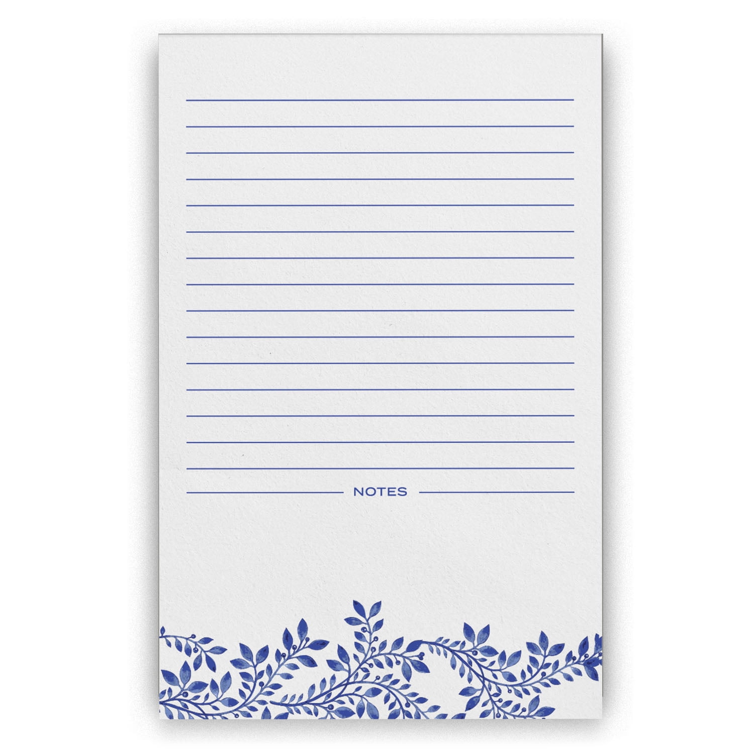Dashleigh Blue Floral Memo Notepad, 5x8 inches - Walmart.com