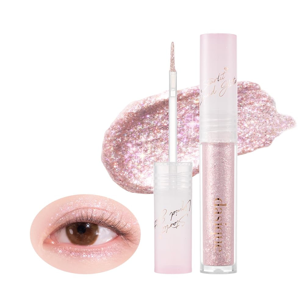 Dasique Starlit Jewel Liquid Glitter (08 Love Flake) | Twinkle Glitter Shadow | Long-Lasting ...