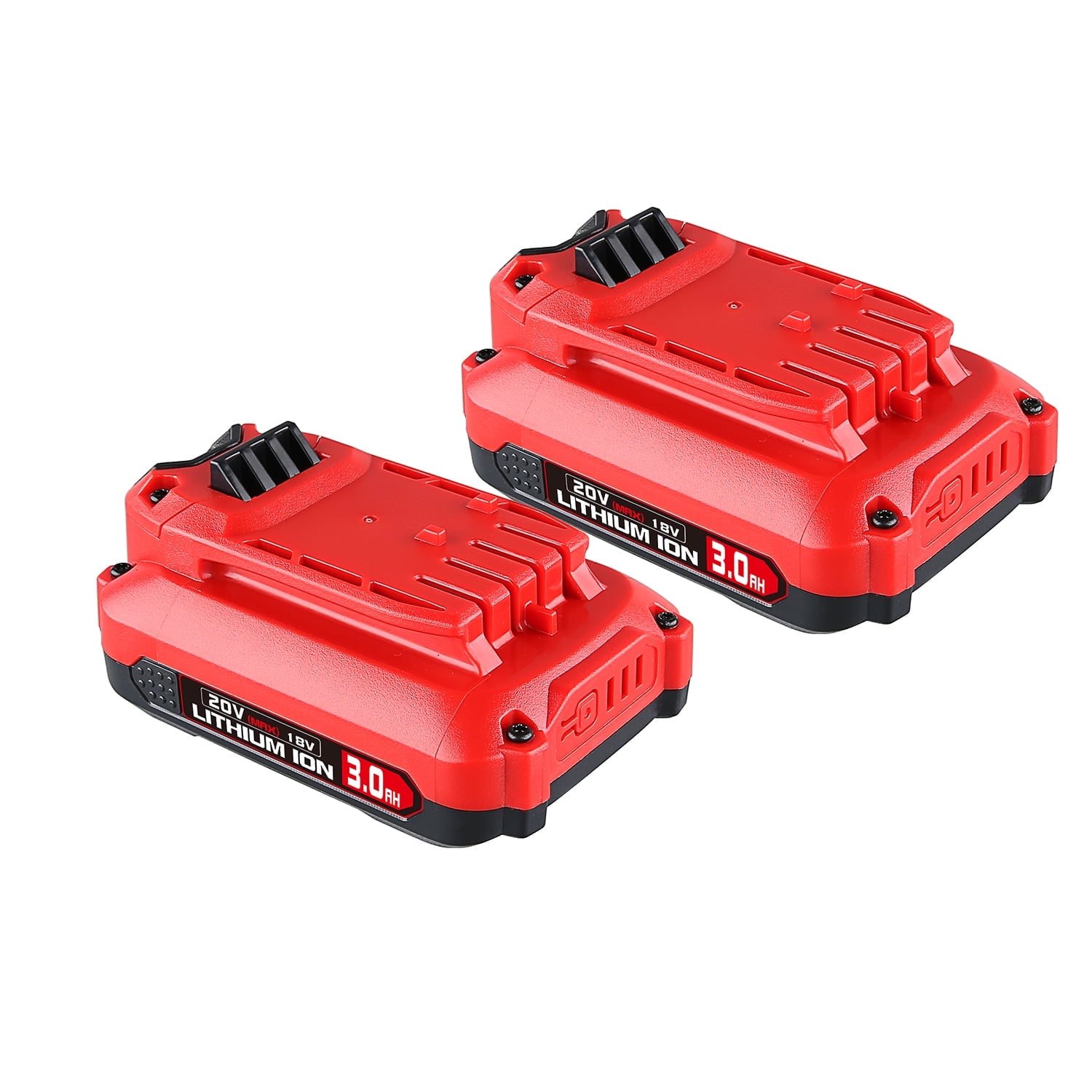 Dasnite 【Upgrade】2× 20V 3.0Ah Replacement Battery for Craftsman 20V Battery V20 Lithium Ion ...