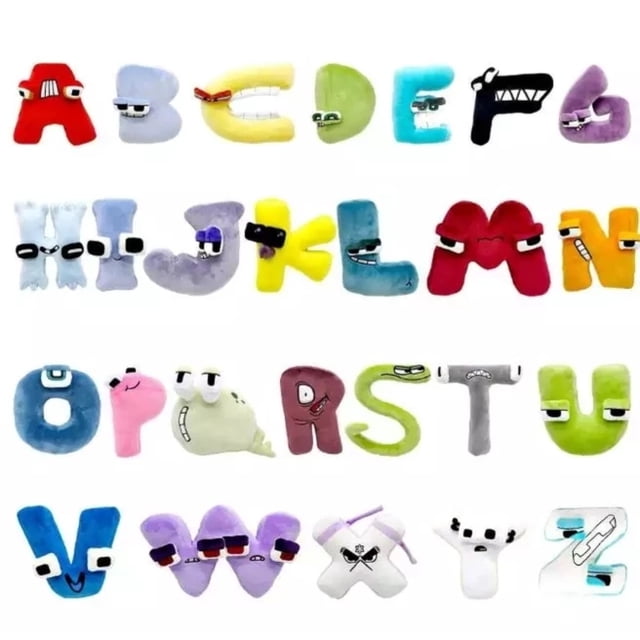 Dasoch 26 Letters alphabet lore plush-fun stuffed alphabet (A-Z) 7.5 ...