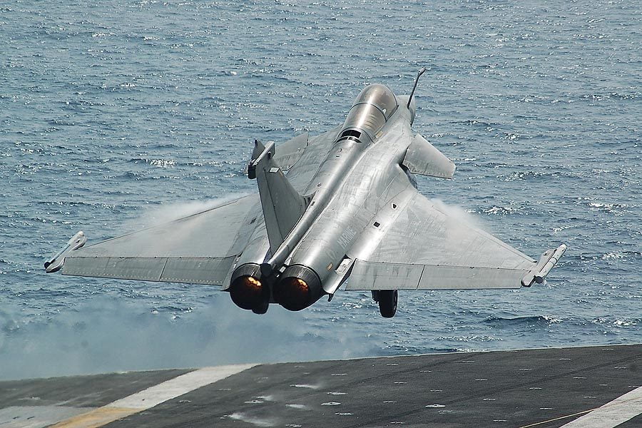 Dassault Rafale French Fighter Aircraft Takeoff Style - B - 12x18 Inch ...