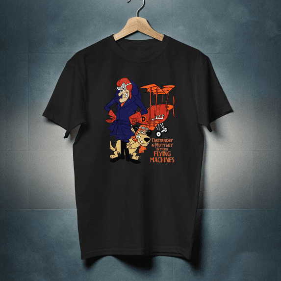 Dastardly and Muttley in Their Flying Machines 60s Wacky Races T-shirt ...