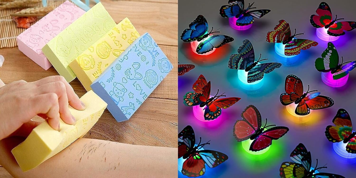 Dastav Soft Body Scrubber Korean Bath Sponge Dead Skin Remover Bathing ...