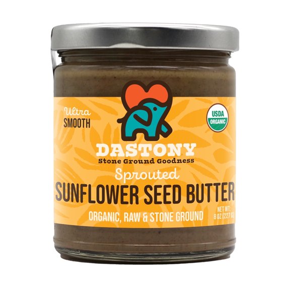Dastony 100% Organic Hazelnut Butter, Smooth Nut Spread, Stone-Ground ...