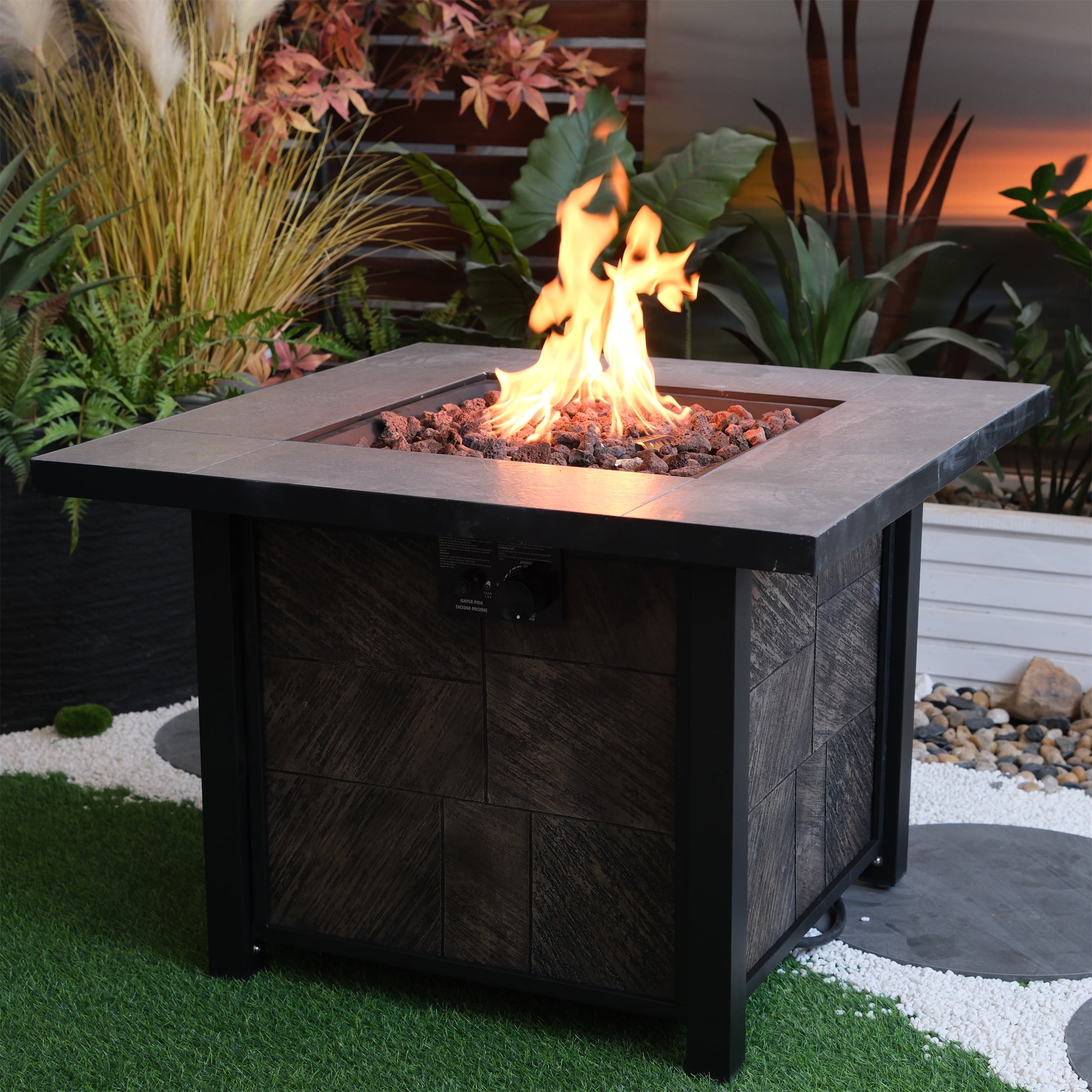 Dasun 50000 BTU, CSA Certification Square Gas Fire Table ,Contain 5 kg ...