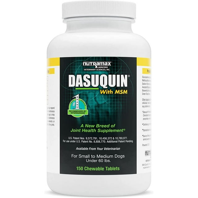 Dasuquin MSM Chewable Tablets for Small & Medium Dogs 150ct - Walmart.com