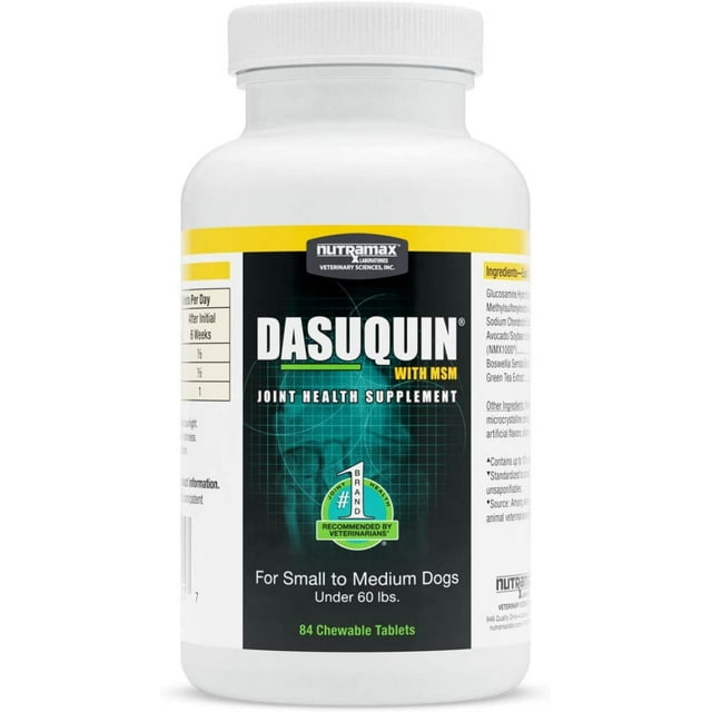 Dasuquin MSM Chewable Tablets for Small & Medium Dogs 84ct - Walmart.com