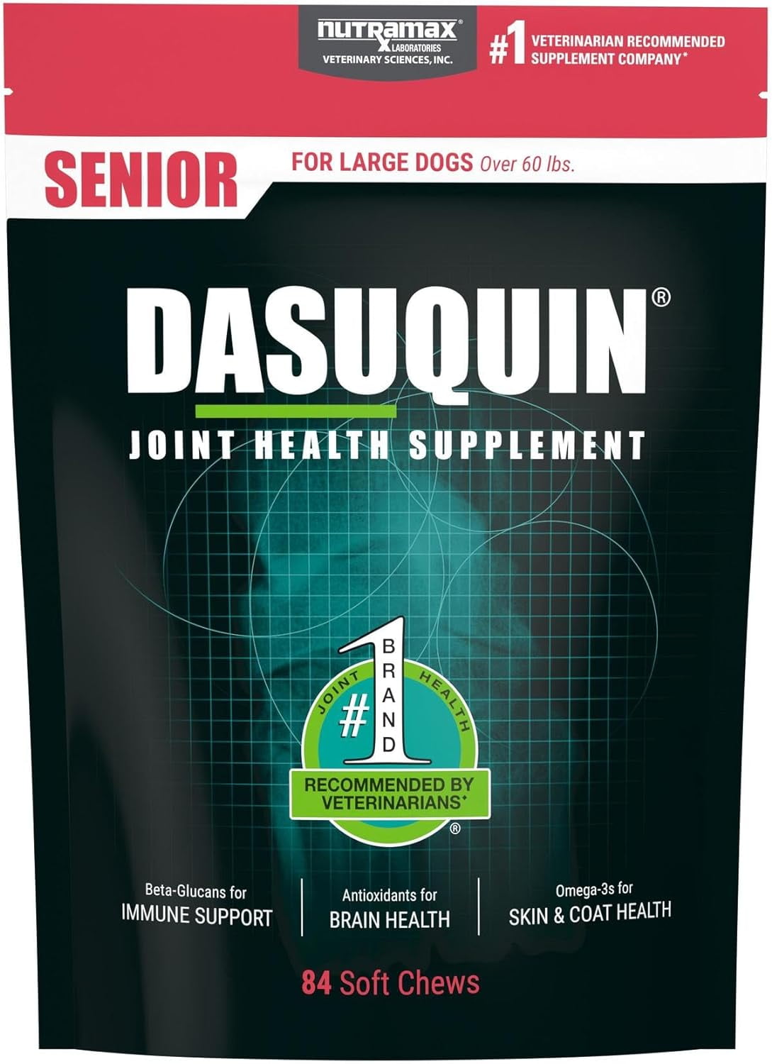 Dasuquin Senior for Large Dogs – for Immune Support, Skin & Coat Health ...