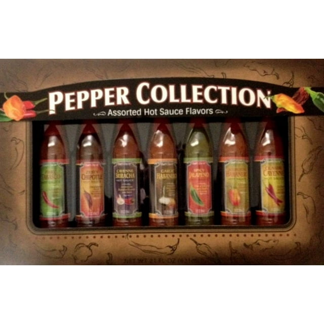 Dat'l Do It Pepper Collection-7 Bottles Assorted Hot Sauces Gift Set ...