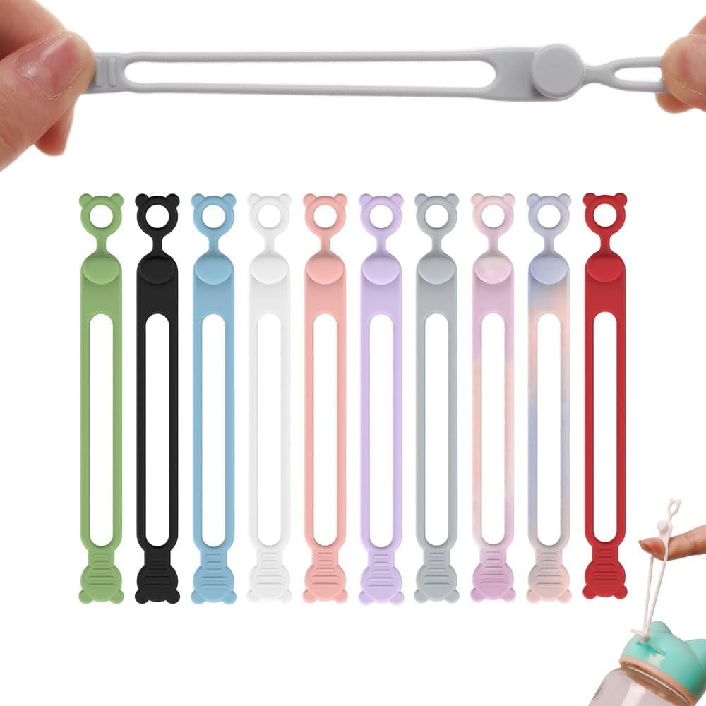 Data Cable Organizer, 2026 New Silicone Cable Straps Cord Organizer ...