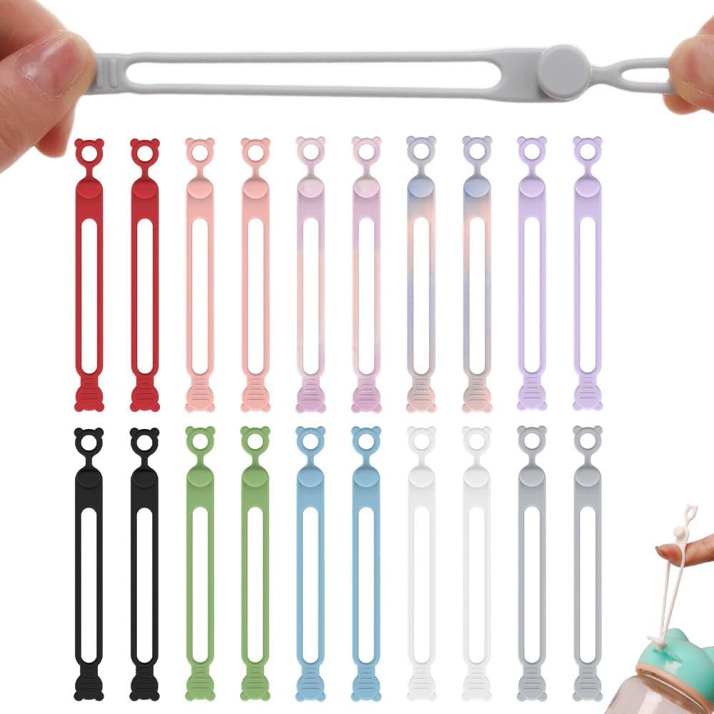 Data Cable Organizer, 2026 New Silicone Cable Straps Cord Organizer ...