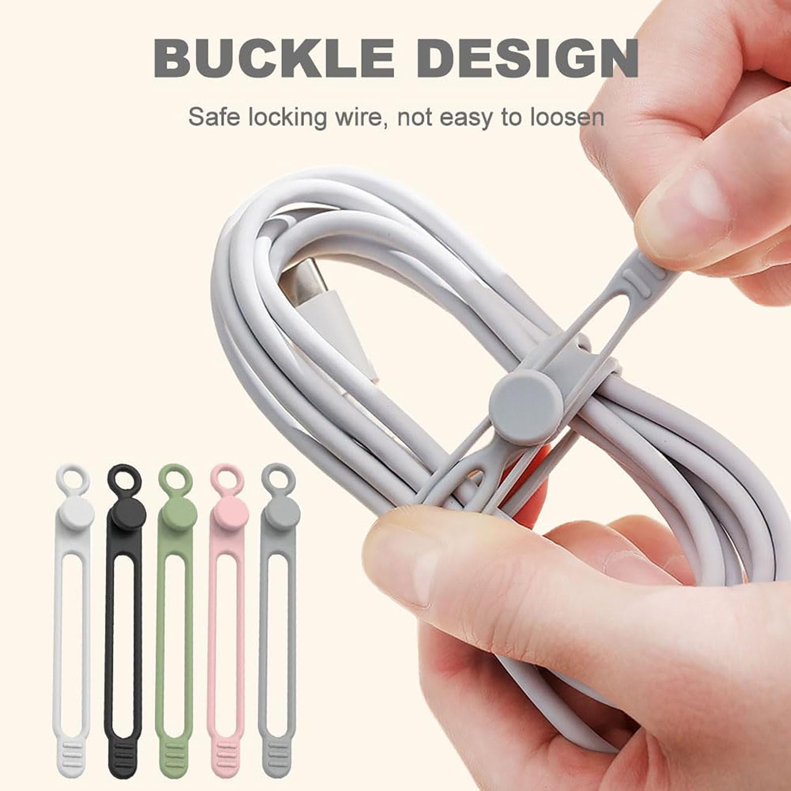 Data Cable Organizer, Upgrade Silicone Headphone Organizers, Silicone ...