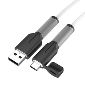TIKA 24-Piece Soft Silicone Charging Cable Protector Set, Spiral Cord ...